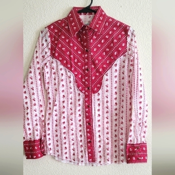 Wrangler | Tops | Vintage Wrangler Authentic Western Shirt | Poshmark